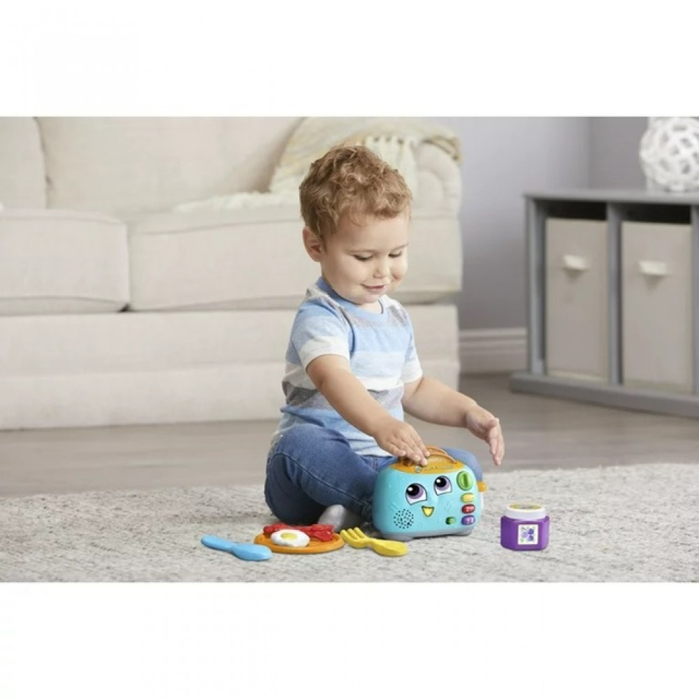 LeapFrog Yum-2-3 Toaster Imaginative Play Learning Toy