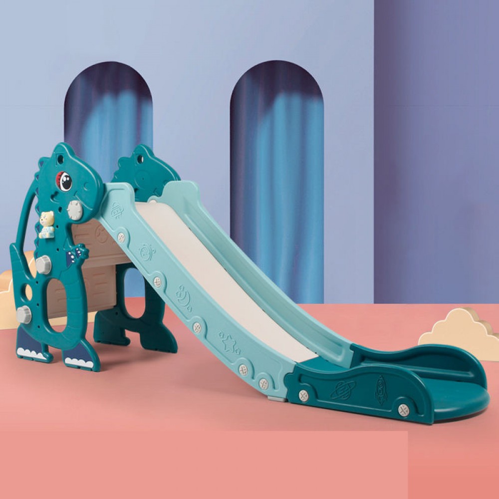 Dino Toddler Indoor and Outdoor Slide, Red/Blue - MEGLG03