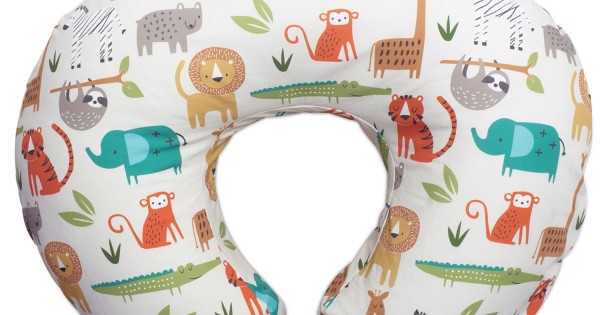 Boppy Nursing Pillow and Positioner, Neutral Jungle - MEGBP02