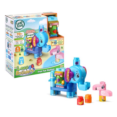LeapFrog LeapBuilders Safari Animals Learning Blocks Toy